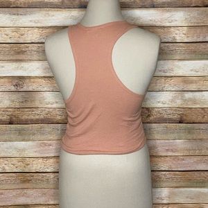 Tops | Ribbed Tank Peachy Pink Medium | Poshmark